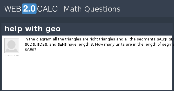 View question - help with geo