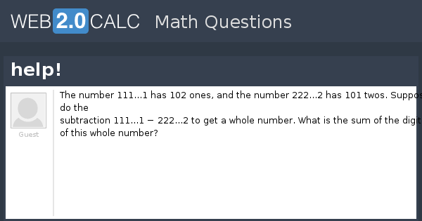 View question - help!