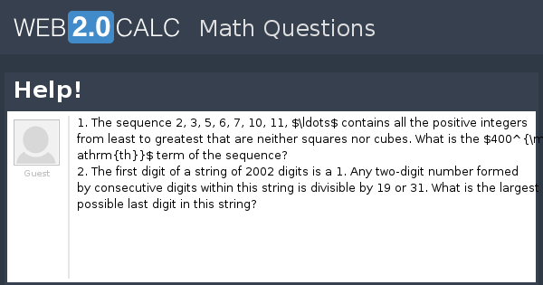 View question - Help!