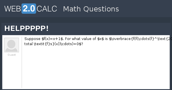 View question - HELPPPPP!