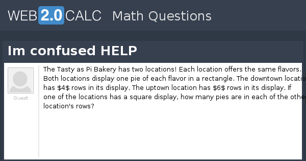 View question - Im confused HELP