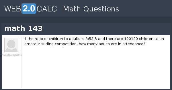 View question - math 143