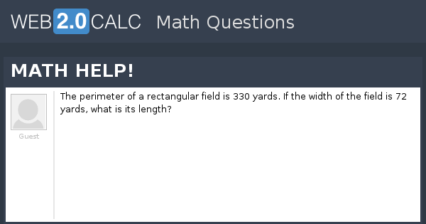 View question - MATH HELP!