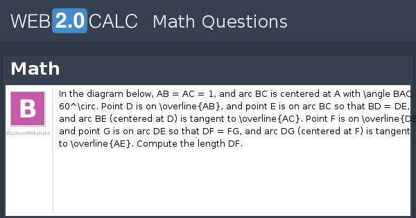 View question - Math