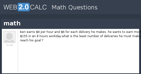 View Question Math 1134