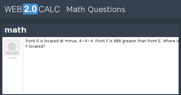 View question - math