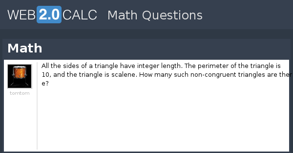 View question - Math