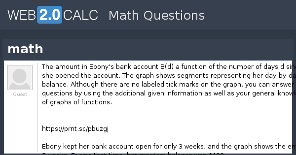 View question - math