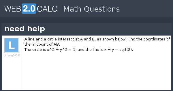 View question - need help