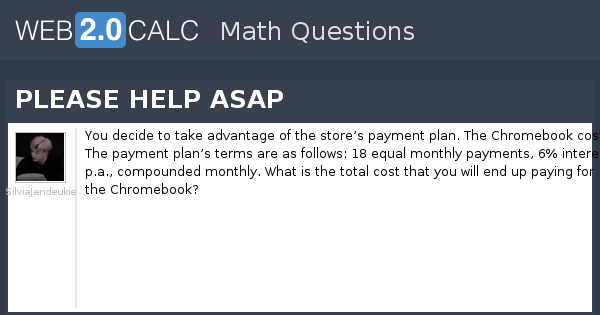 View question - PLEASE HELP ASAP