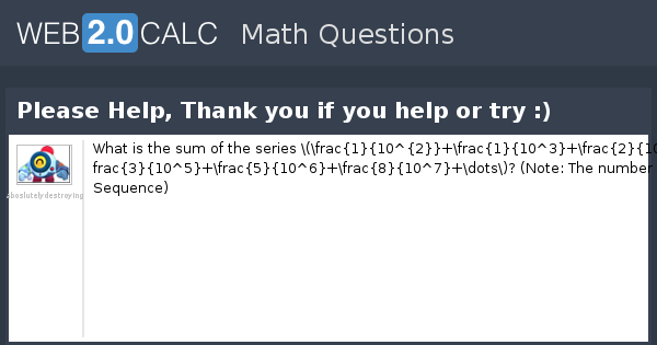 View question - Please Help, Thank you if you help or try :)