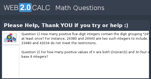 View question - Please Help, Thank YOU if you try or help :)