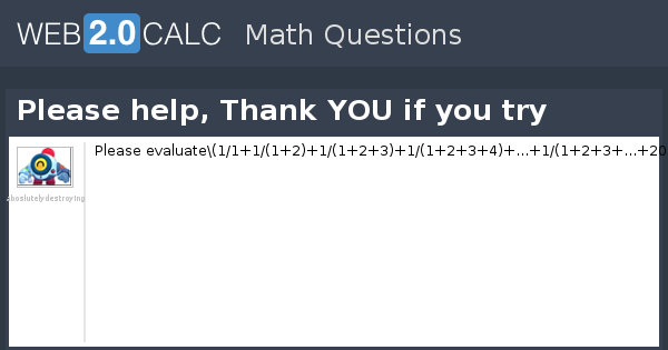 View question - Please help, Thank YOU if you try