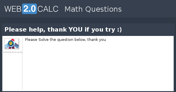 View question - Please help, thank YOU if you try :)