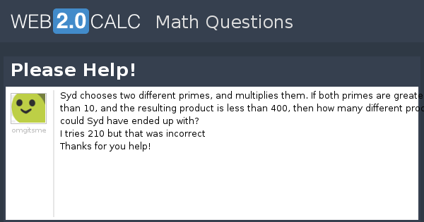 View question - Please Help!