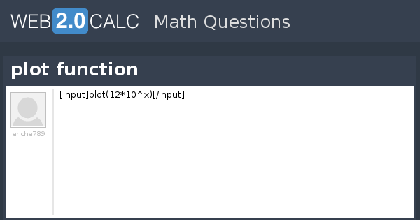 View question - plot function