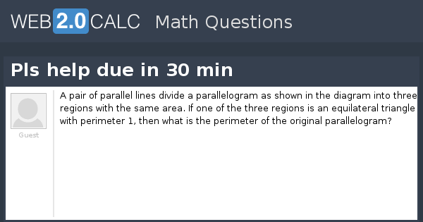 View question - Pls help due in 30 min