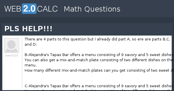 View question - PLS HELP!!!