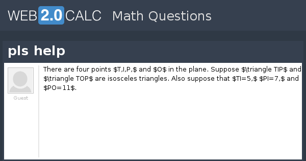 View question - pls help