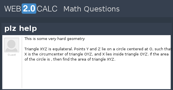 View question - plz help