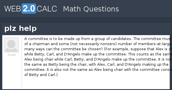 View question - plz help