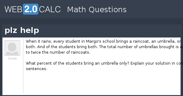 View question - plz help