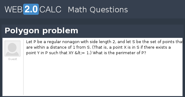 View question - Polygon problem