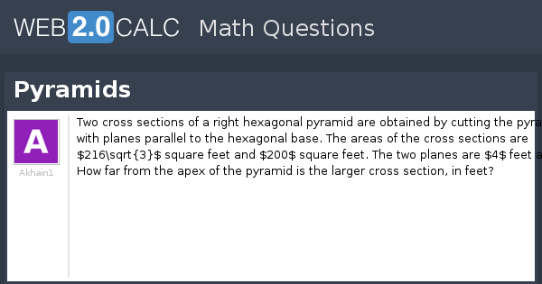 View question - Pyramids