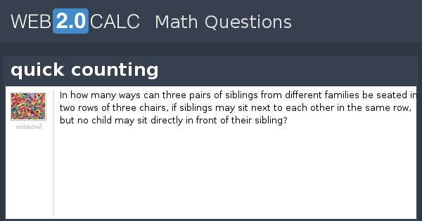 View question - quick counting
