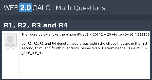 View question - R1, R2, R3 and R4