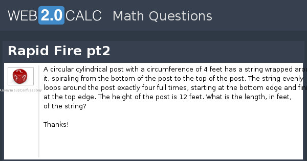 View question - Rapid Fire pt2