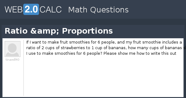 View question - Ratio & Proportions