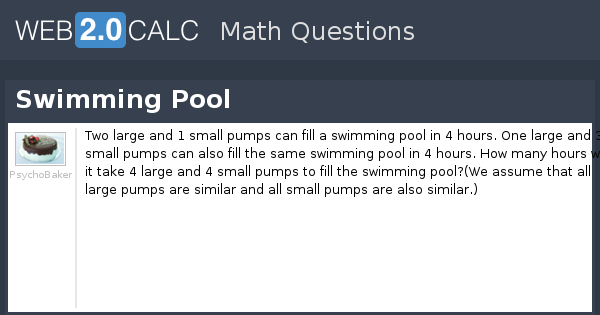 View question - Swimming Pool