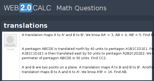 View question - translations