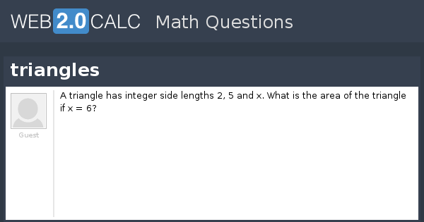 View question - triangles