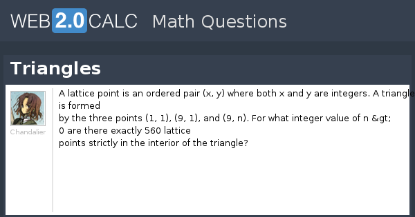 View question - Triangles